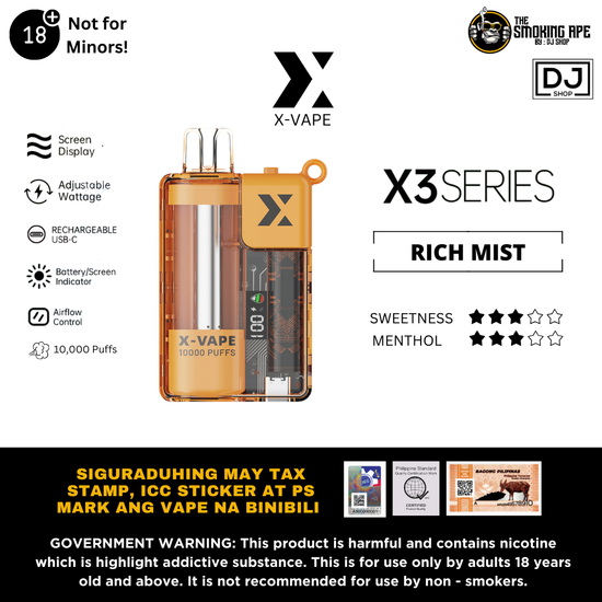 X-Vape X3 Series – DJ SHOP PH
